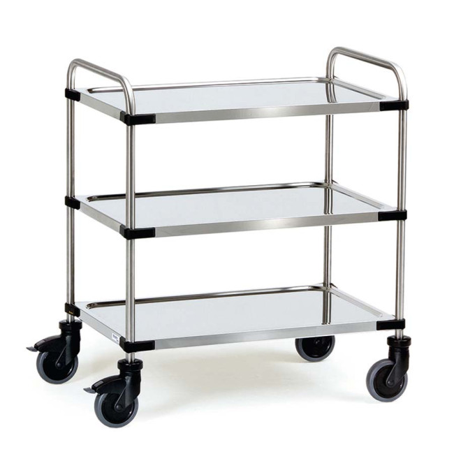 Carro de camarera de acero inoxidable 249B39363